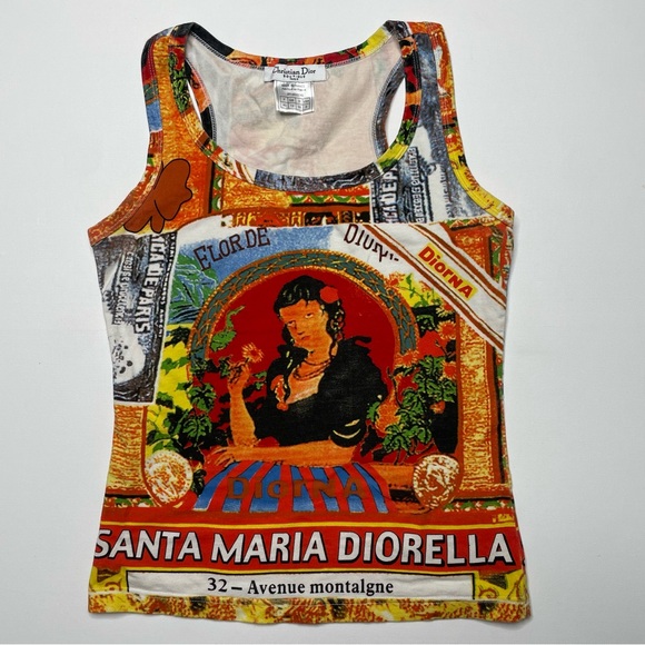 Dior | Tops | Christian Dior Santa Maria Diorella Tank Top Y2k | Poshmark